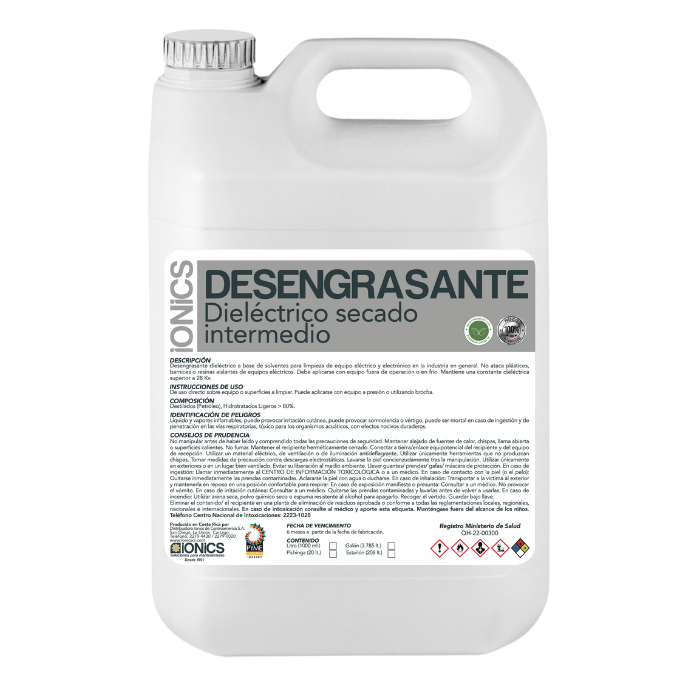 DESENGRASANTE DIELÉCTRICO – IONICS